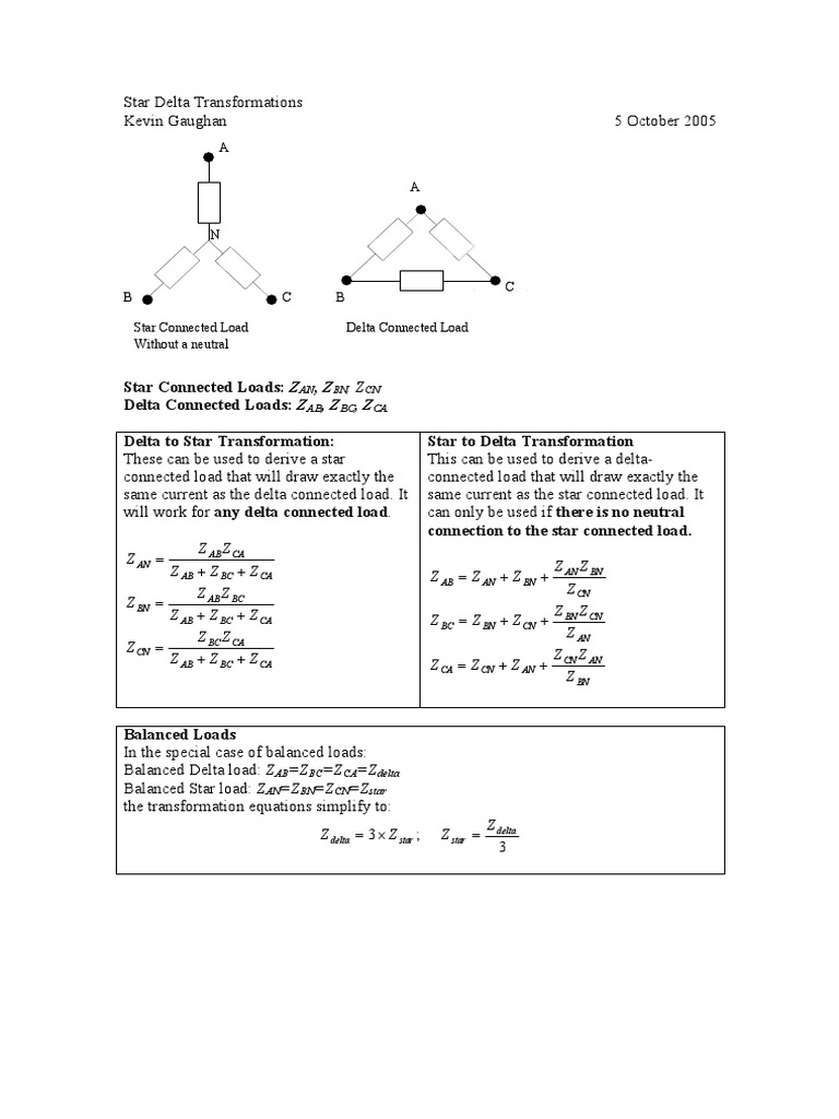 Microsoft Word - Star Delta | PDF