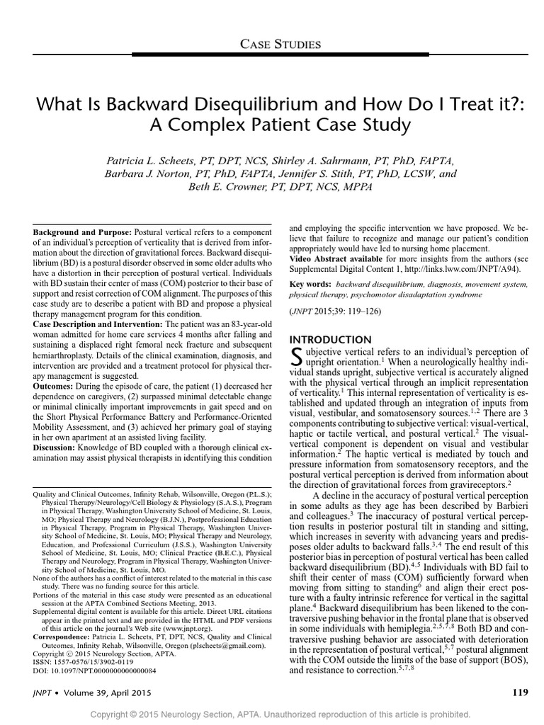What Is Backward Disequilibrium and How Do I Treat.7 | PDF | Anatomical ...
