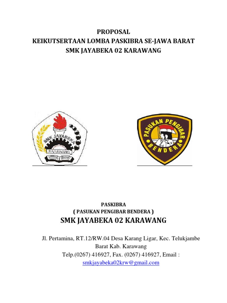 Proposal Lomba Paskibra | PDF