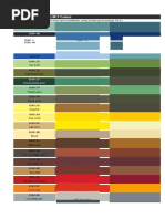 BS 4800 Colour Chart Overview | PDF | Color