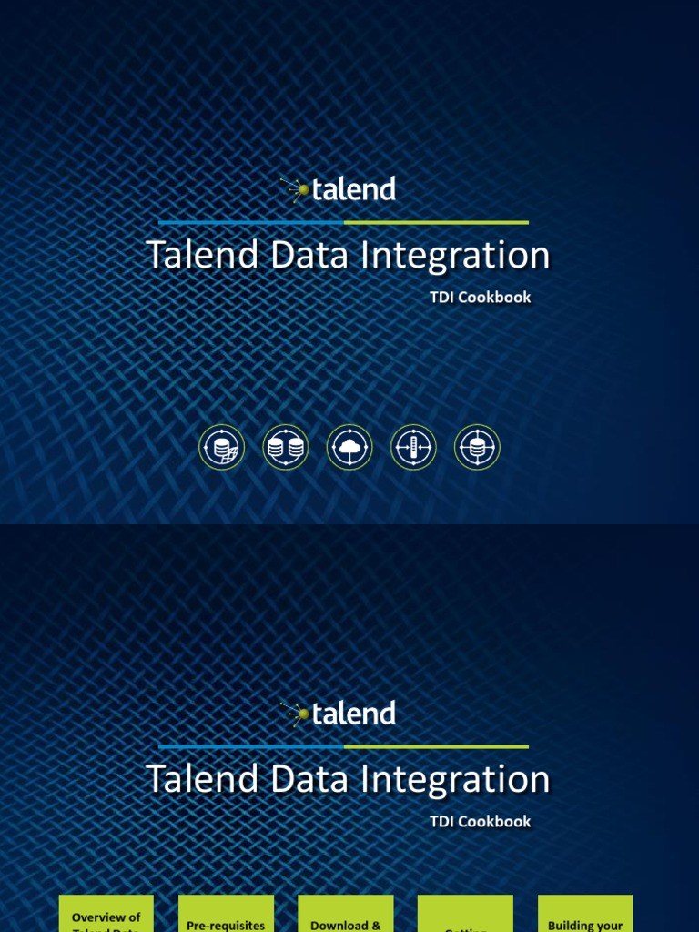 Talend Data Integration Guide | PDF | Metadata | Tab (Gui)