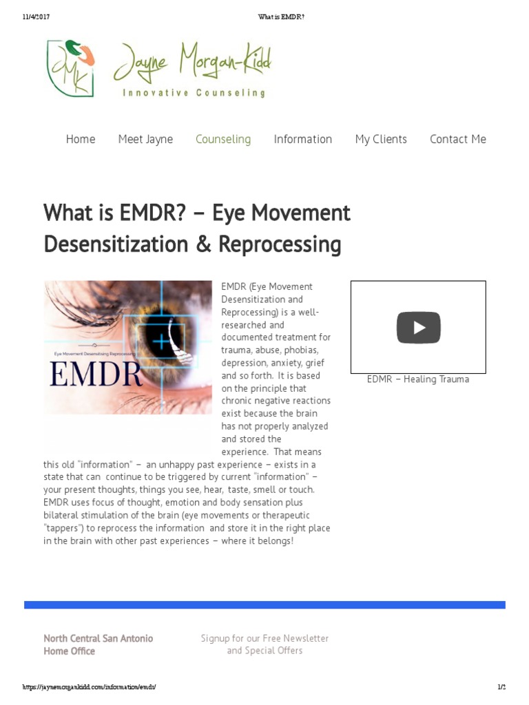 What Is EMDR | PDF