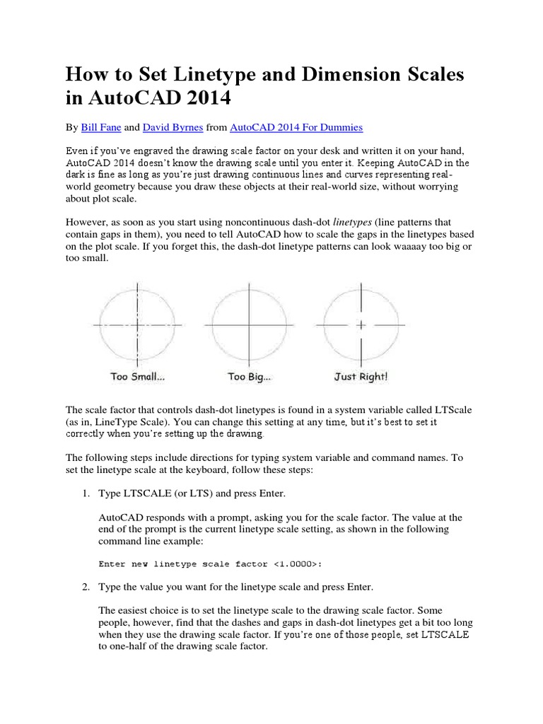 AutoCAD Line Type Scales | Computer Aided Design | Mathematics