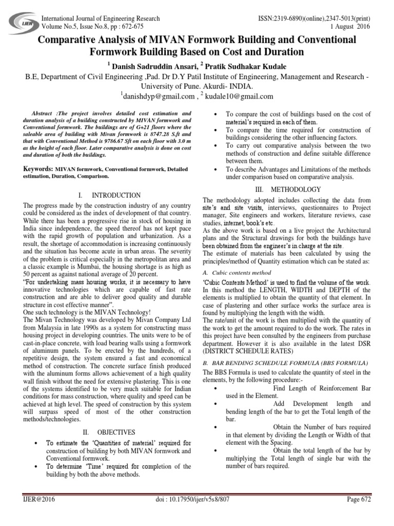 MIVAN | PDF | Concrete | Building Technology