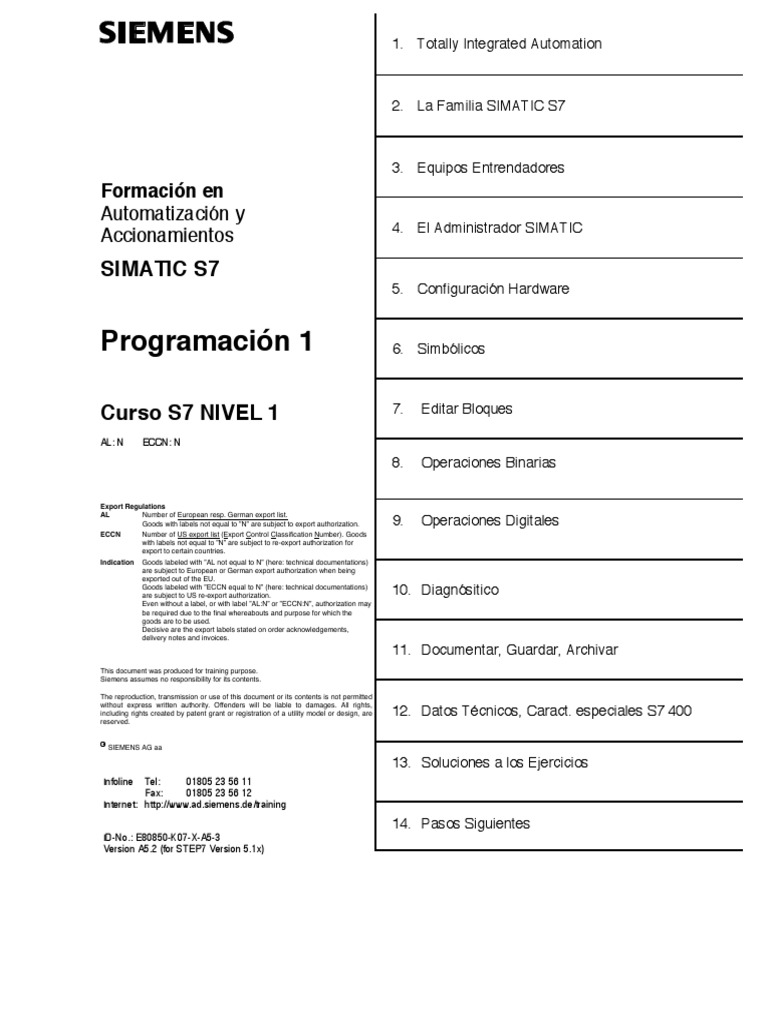 Manual s7 Basico PDF | PDF | Computer Programming | Programmable Logic Controller