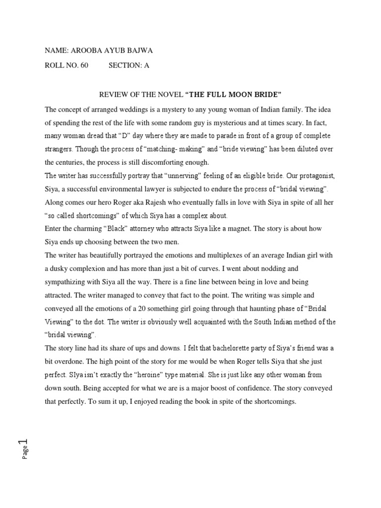 The Full Moon Bride | PDF | Wedding