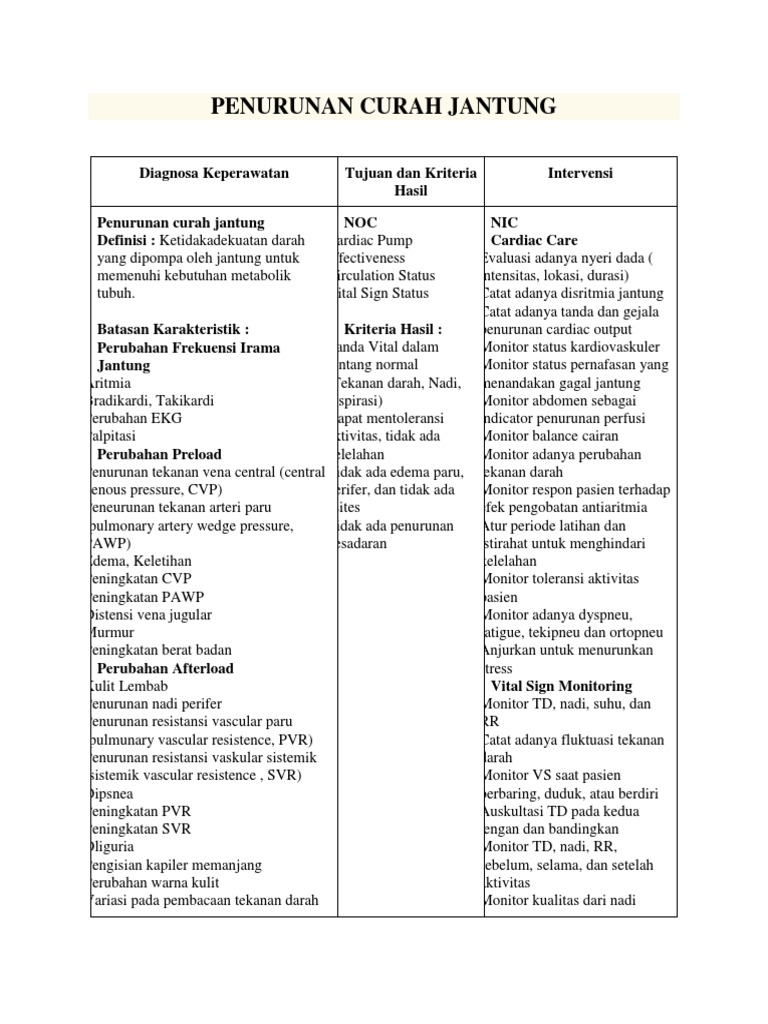 Intervensi Nanda Nic Noc | PDF