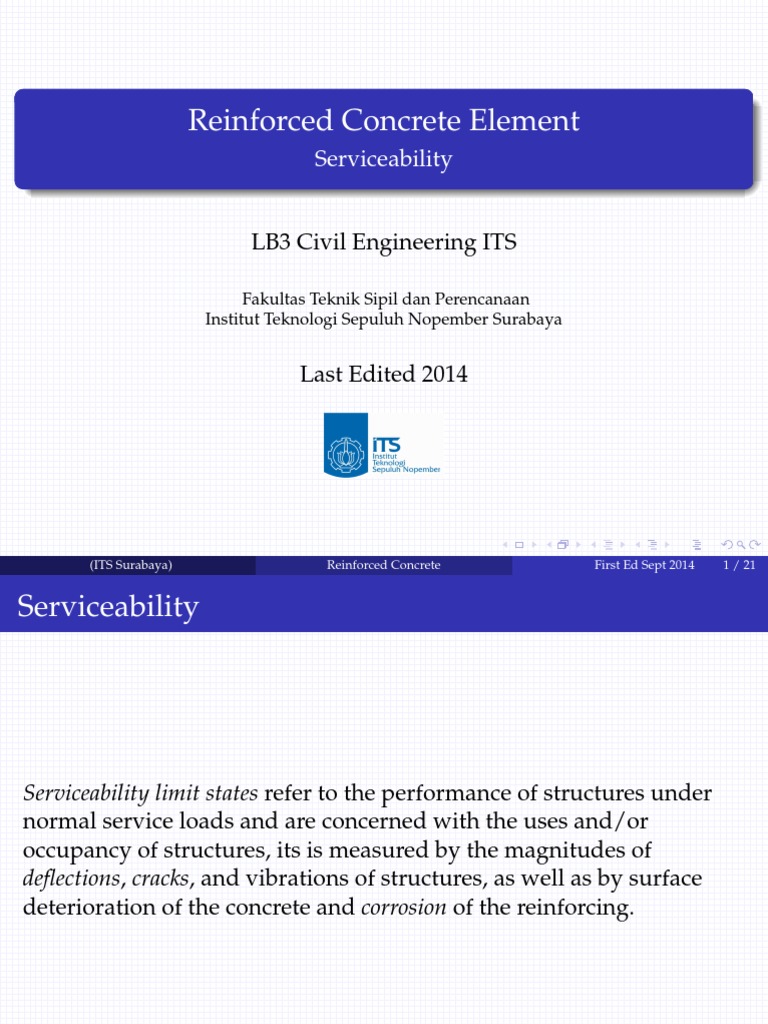 6 - RCE - Serviceability | PDF | Reinforced Concrete | Fracture