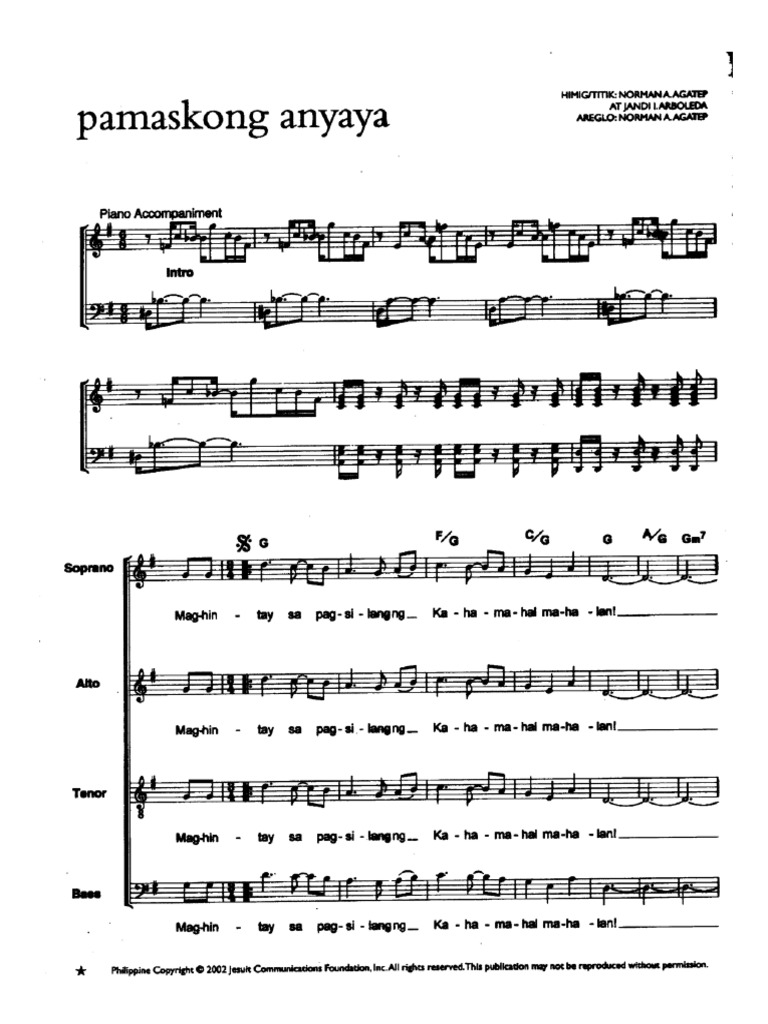 Pamaskong Anyaya | PDF