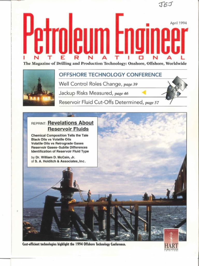 Five Reservoir Fluids Article by McCain | PDF