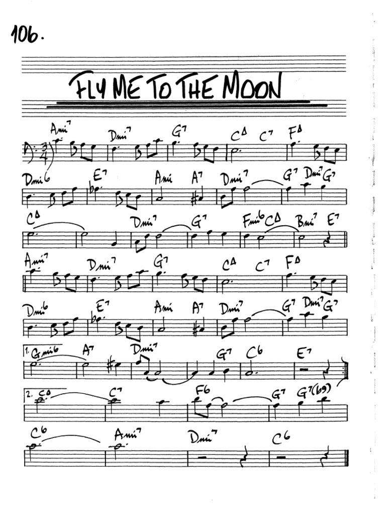 Fly Me To The Moon | PDF