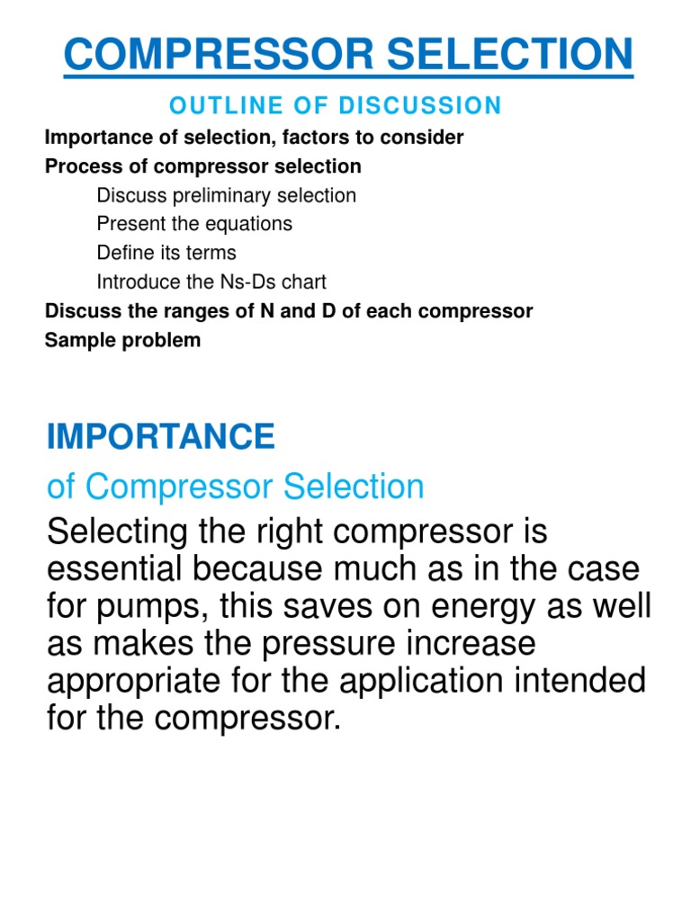 Guidelines On Compressor Sizing and Selection | PDF | Gases | Viscosity