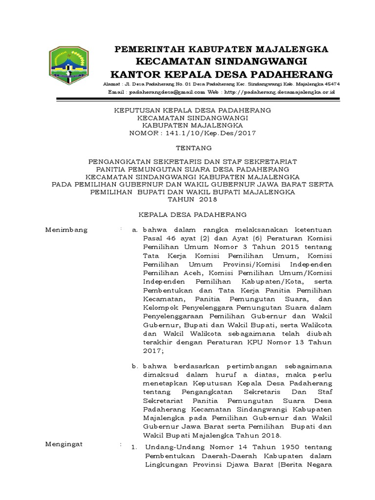 SK Sekretariat PPS | PDF