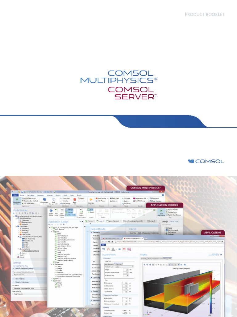 COMSOL Product Booklet | PDF | Inductor | Application Software