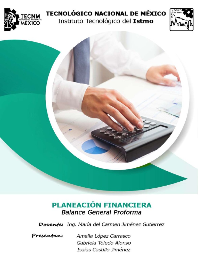Balance General Proforma | PDF | Hoja de balance | Estado de resultados