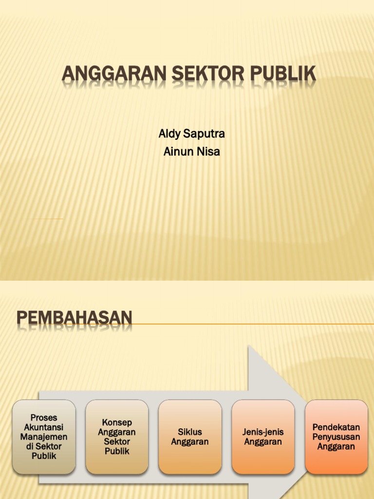 Anggaran Sektor Publik | PDF | Bisnis | Pengelolaan Keuangan & Uang