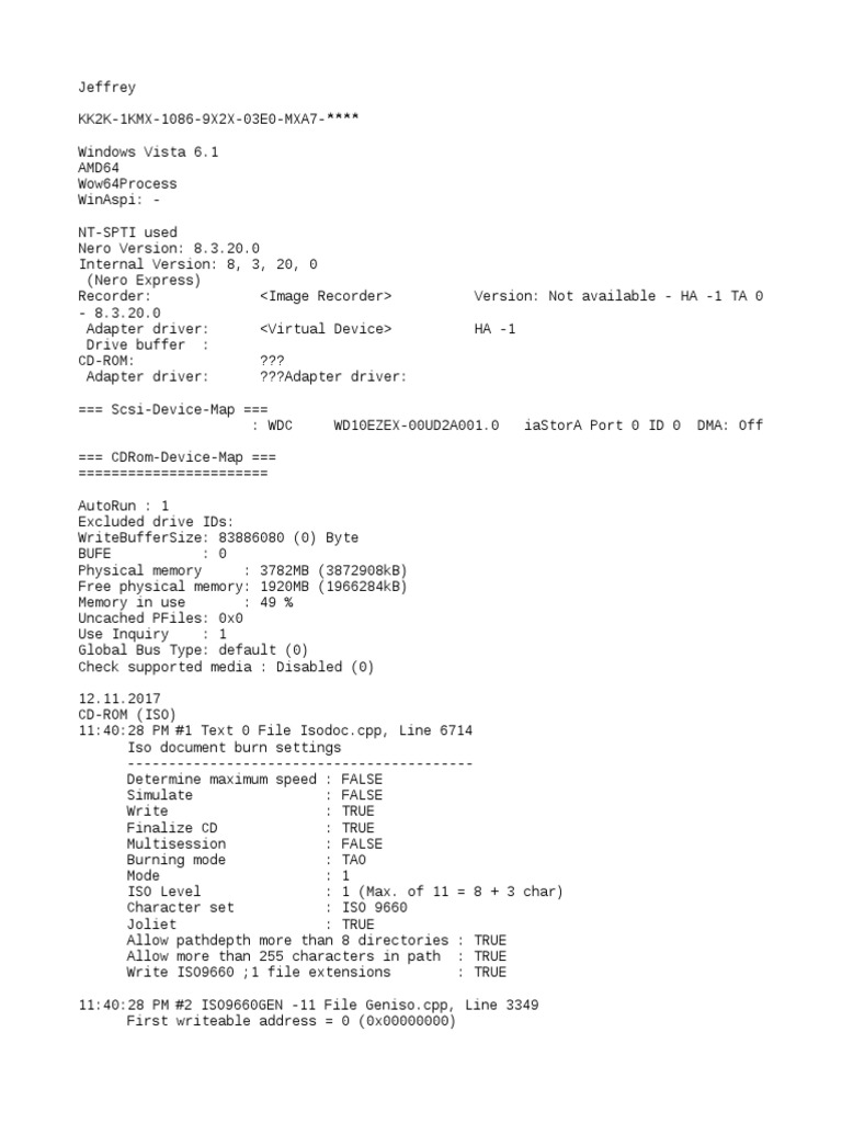Log | PDF | Windows Registry | Computer Architecture