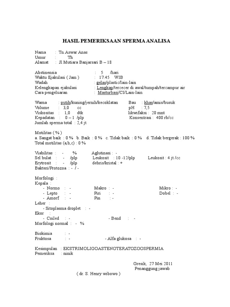 HASIL_ANALISA_SPERMA | PDF