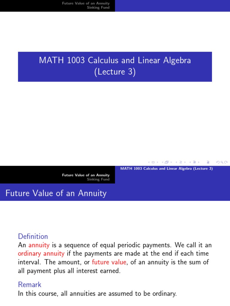 Lecture03 Cai | PDF | Interest | Mathematical Analysis