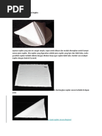 10 Cara Lipat Napkin Kreatif | PDF | Memasak, Makanan, & Anggur