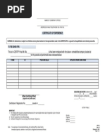 PRC Form 104 Certificate of Experience | PDF | Government Information ...