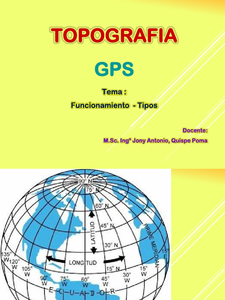 Funcionamiento de GPS | Sistema de Posicionamiento Global | Radiodifusión