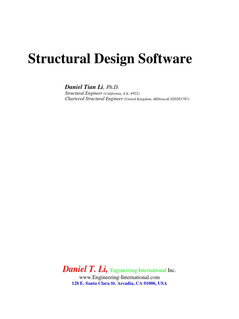 Daniel T Li User's Book | PDF | Foundation (Engineering) | Beam (Structure)