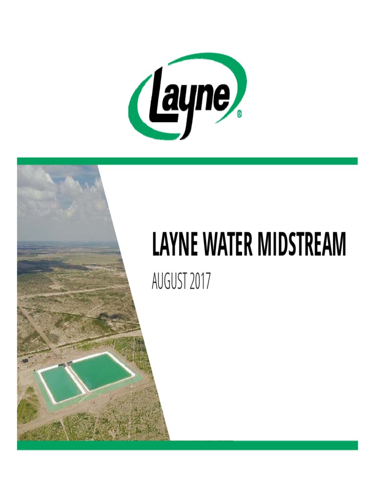 Layne Water Midstream Overview 2017 | PDF | Water Resources | Pipeline ...