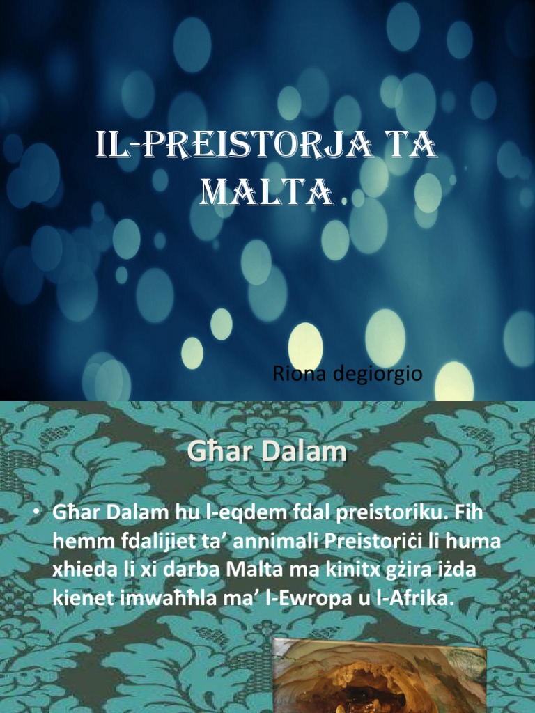Il-Preistorja Ta Malta | PDF