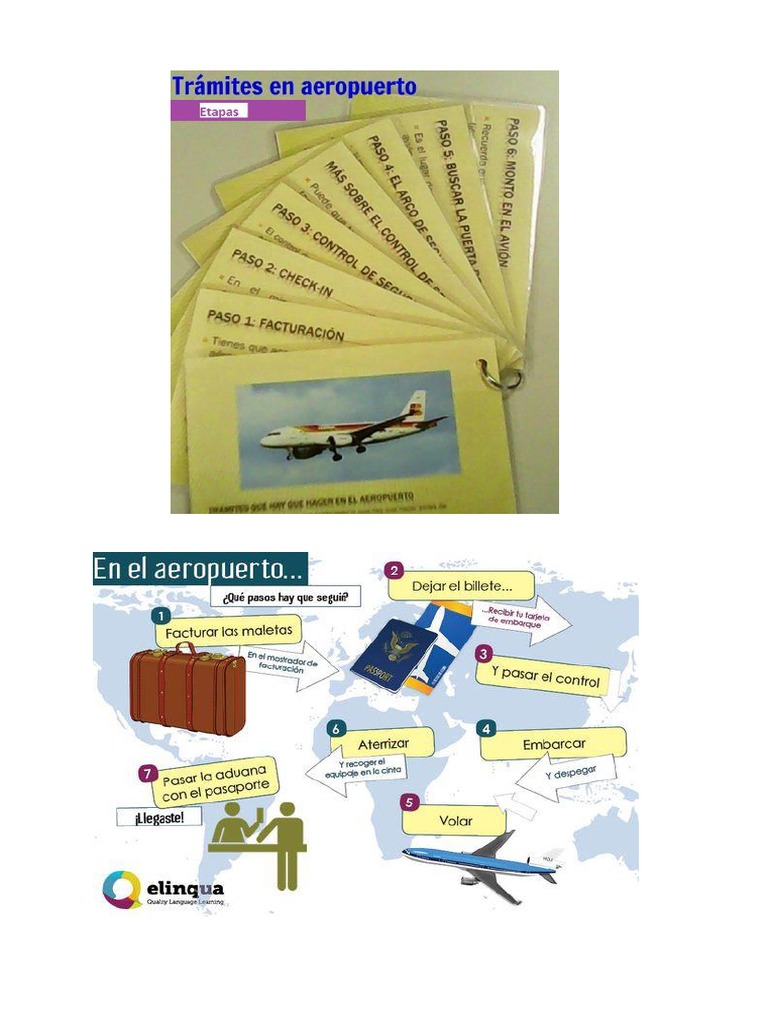 Frases y vocabulario para el aeropuerto | PDF
