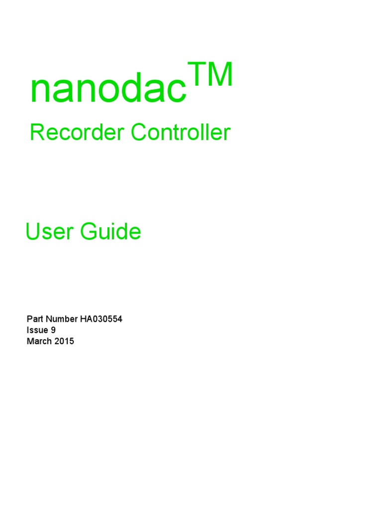 HA030554 - 9 Nanodac PDF | PDF | Computer Engineering | Computing