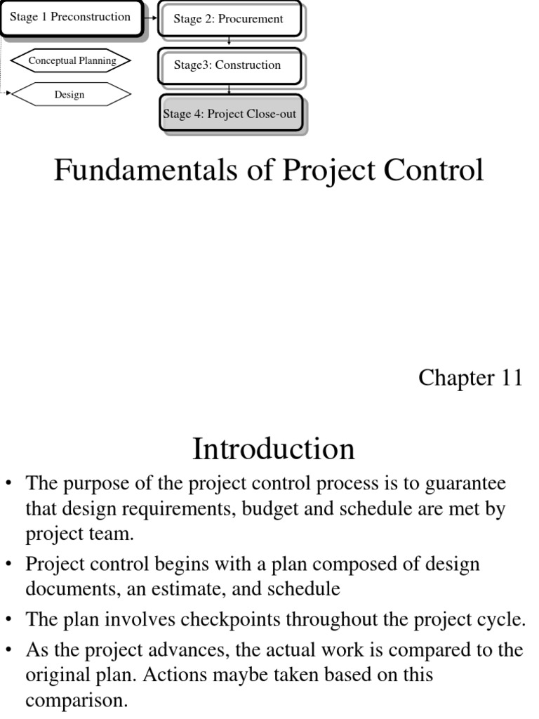 Project Control | PDF | Specification (Technical Standard) | Economies