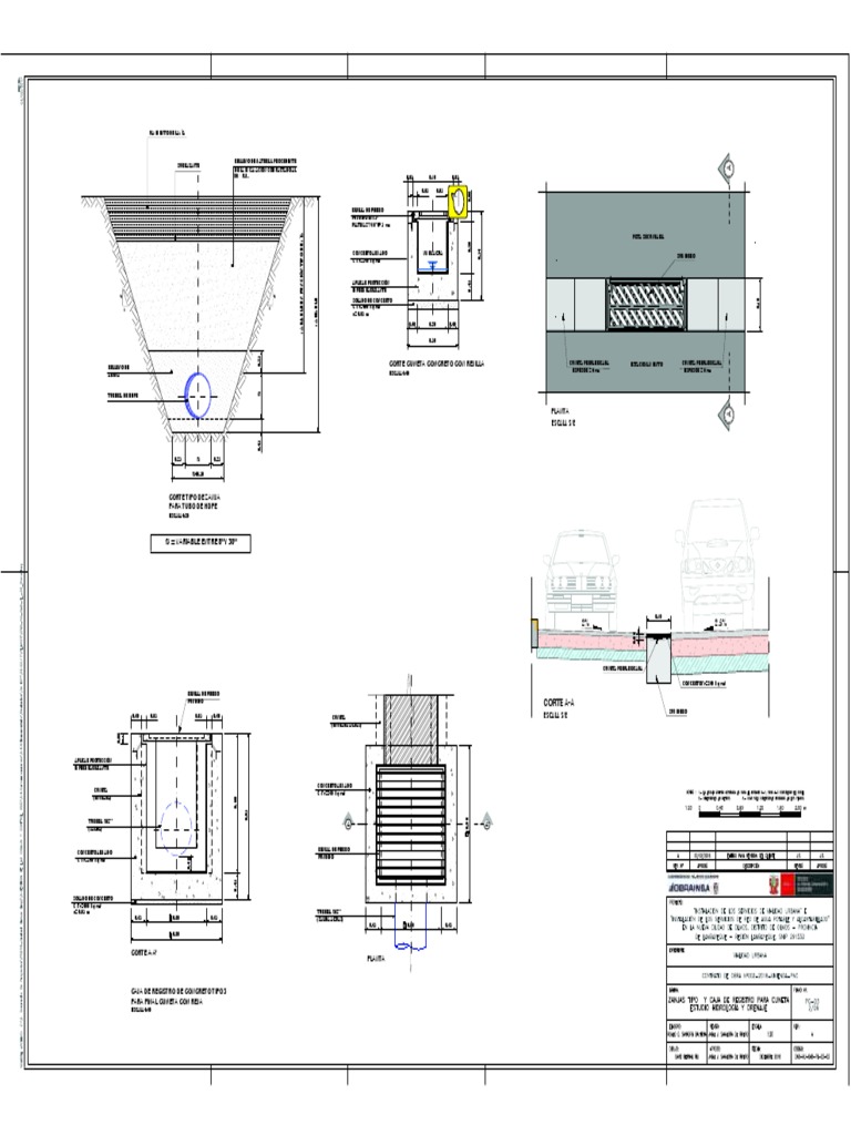 Cuneta Tipo V PDF | PDF | Materiales de construcción | Ingeniería ...