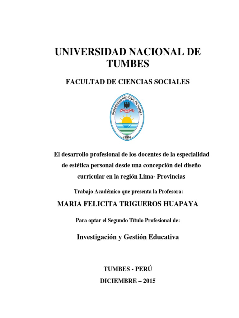 _ monografía_ ejemplo 2015.pdf | Plan de estudios | Conocimiento