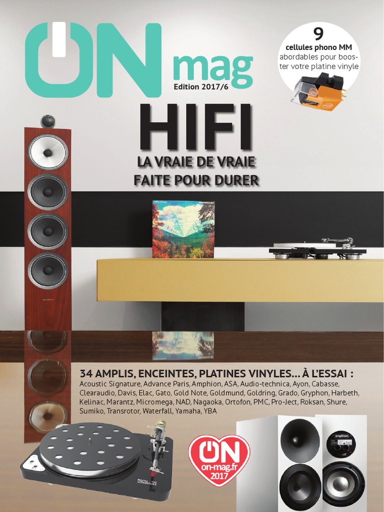 ON Mag - Guide Hifi 2017 | PDF | Disque microsillon | Ingénierie audio