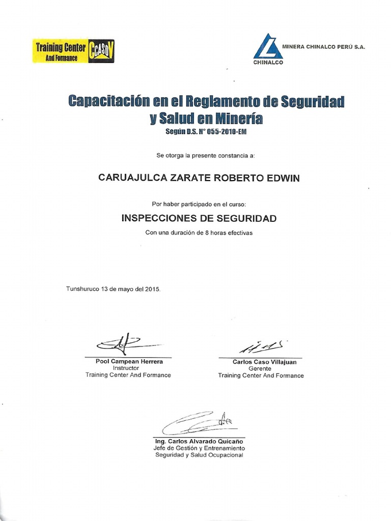 Documentos Complementarios CV | PDF