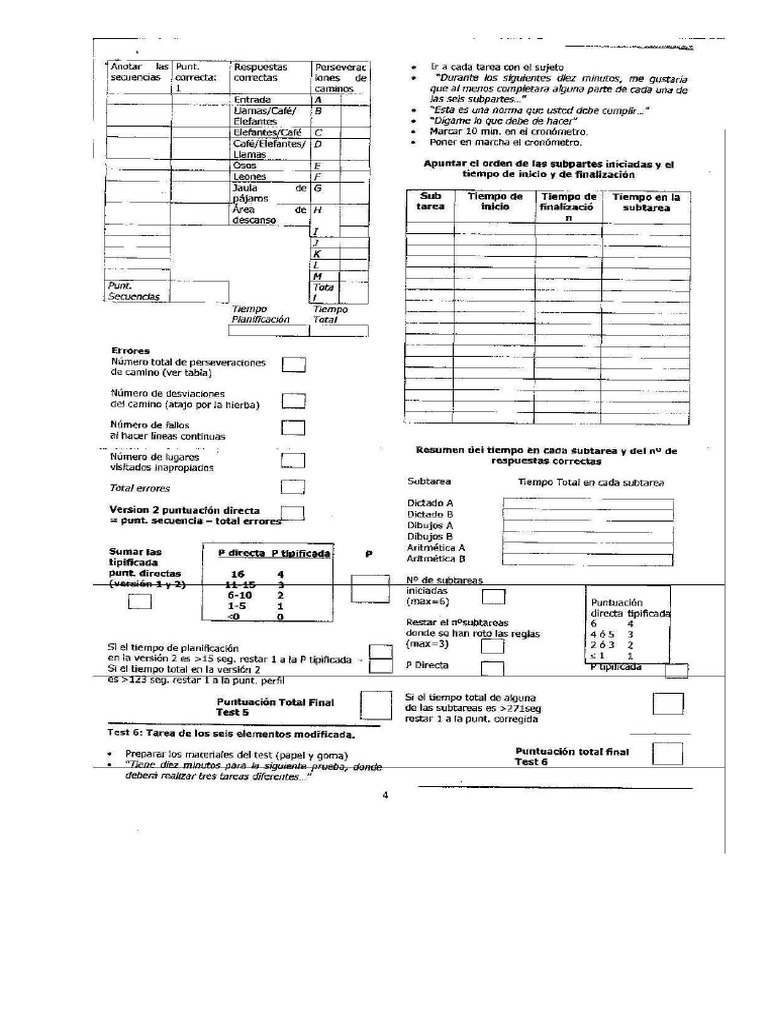 Bads Zoo Hojas de Corrección 1 | PDF