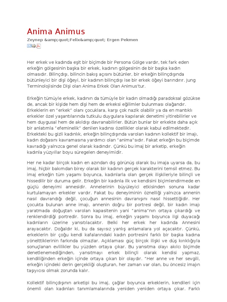 Anima Animus | PDF