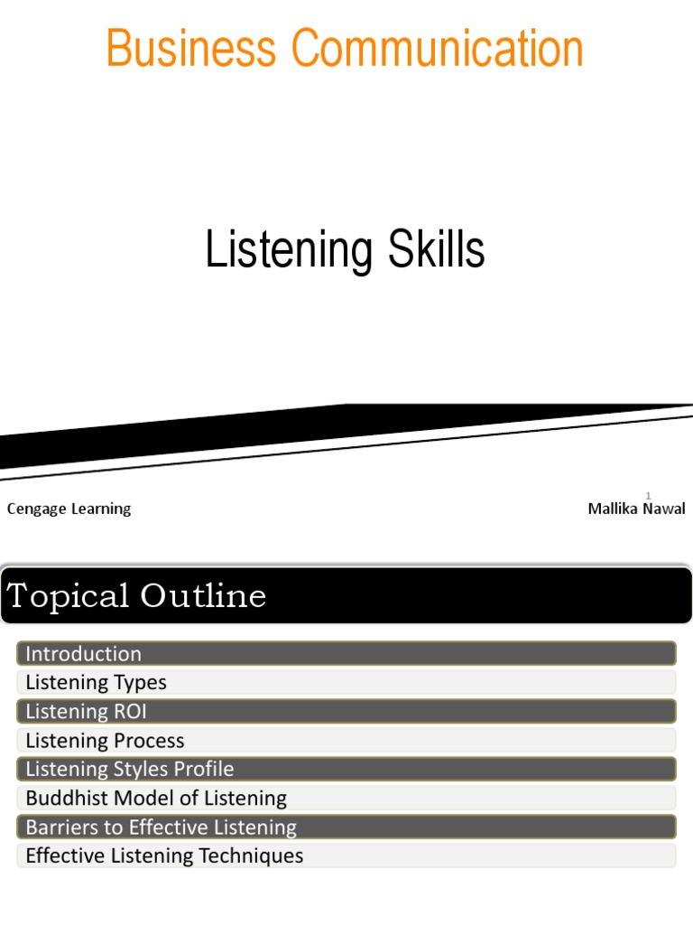Types of Listening Styles Explained | PDF | Nonverbal Communication ...