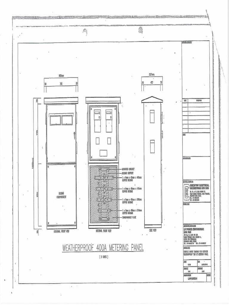 TNB LV Meter Panel (400A, 600A & 1200A)