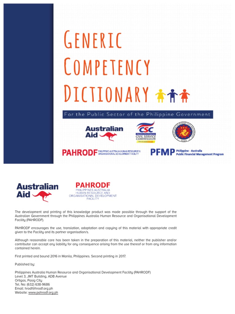 Competency Guidebook | PDF | Competence (Human Resources) | Leadership