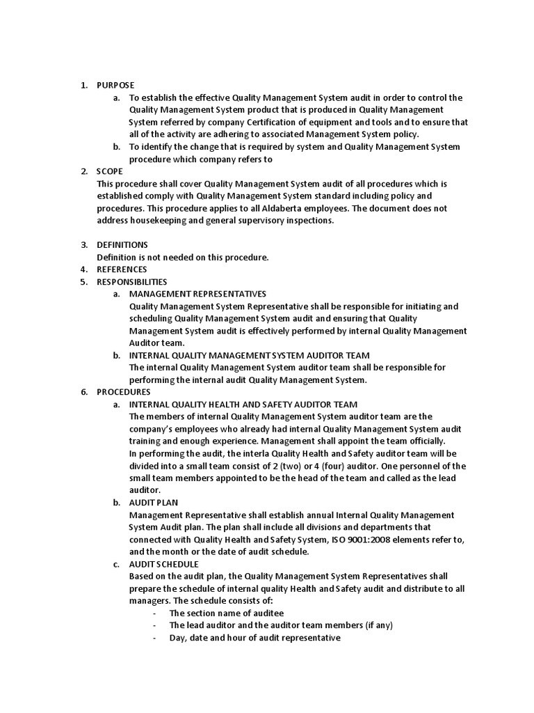 Audit Plan | PDF | Quality Management System | Auditor's Report