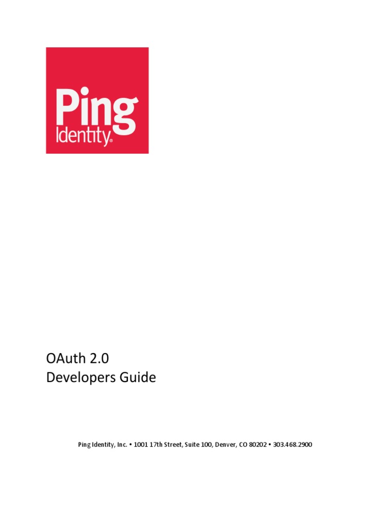Oauth2 Developers Guide Pdf Hypertext Transfer Protocol Application Programming Interface