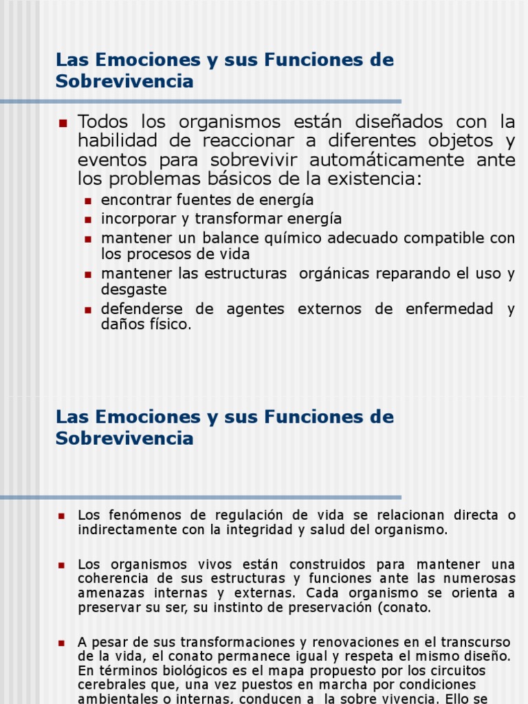 Neuropsicologia De Las Emociones Pdf Las Emociones Cerebro