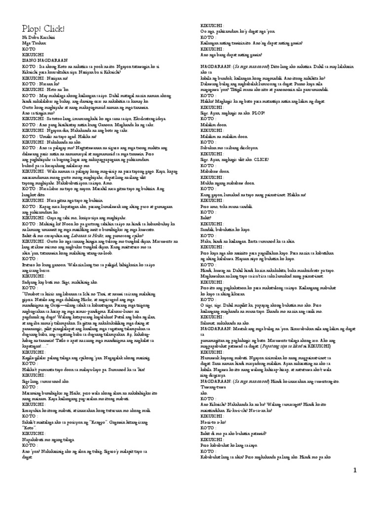 Mga Akda Sa Filipino | PDF