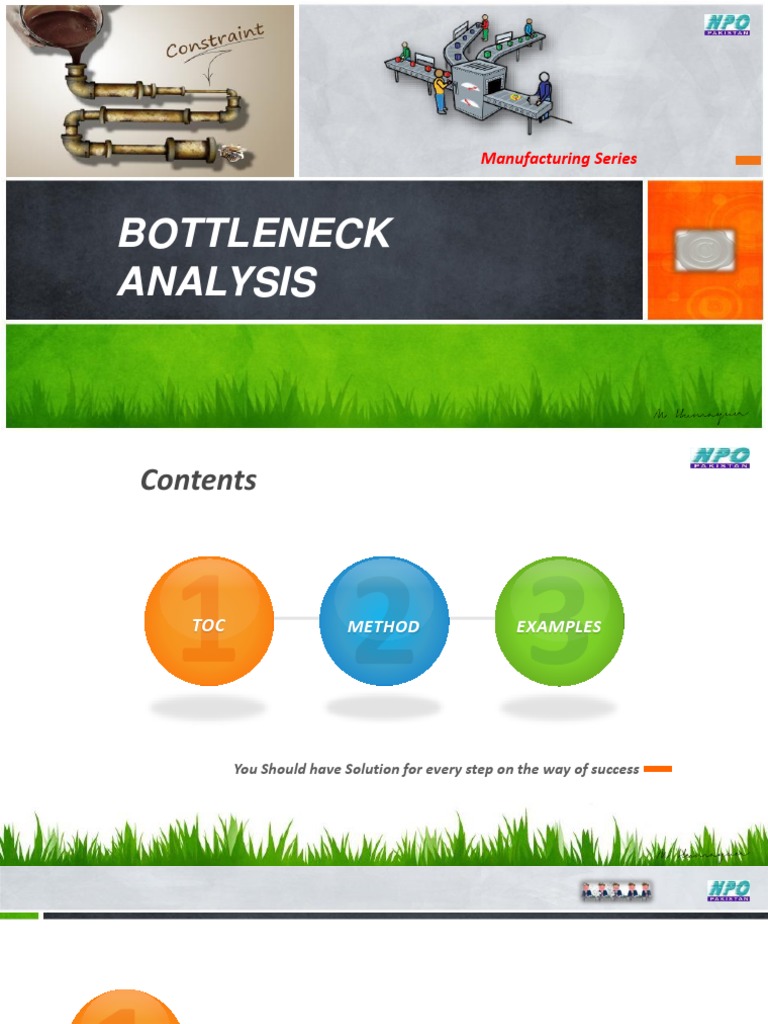Bottleneck Analysis (TOC) | PDF | Systems Science | Systems Theory
