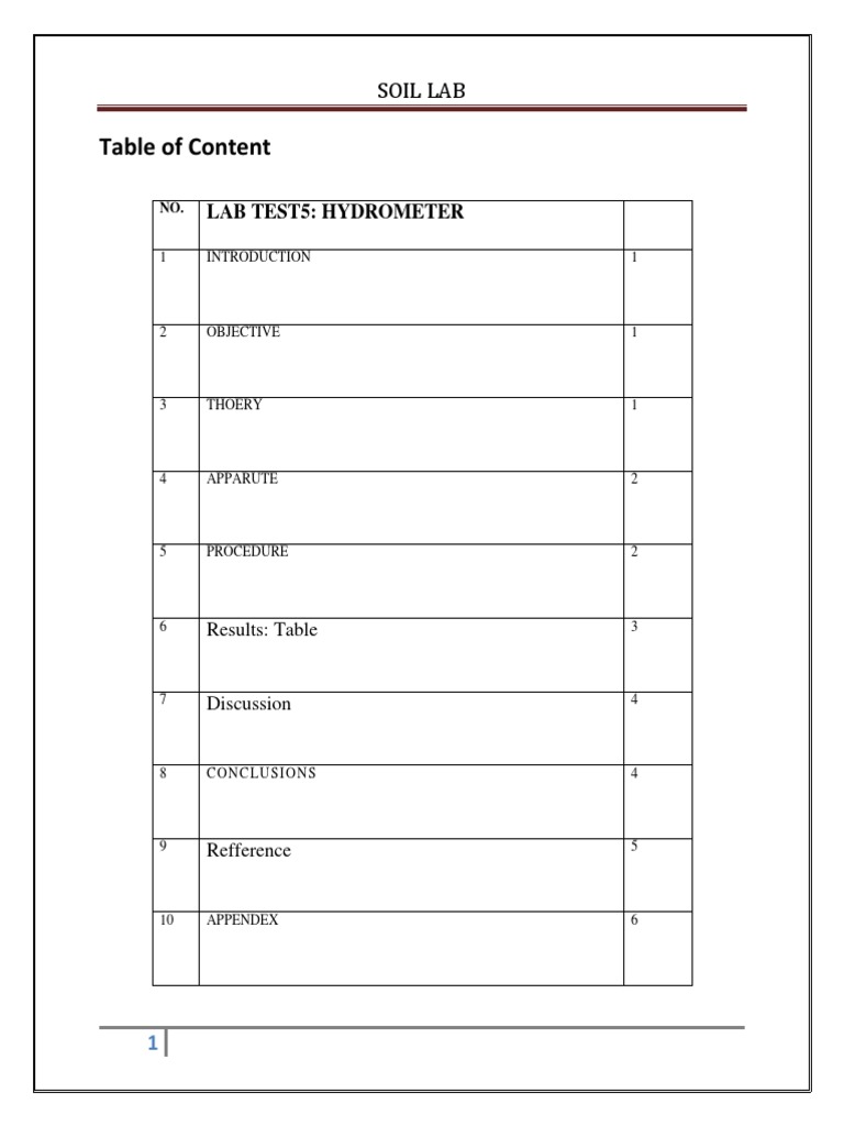 Hydrometer Method | PDF | Physical Sciences | Chemistry