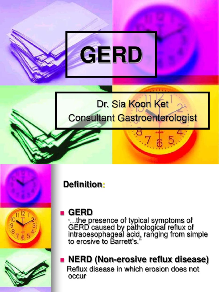 06. GERD.ppt | Gastroesophageal Reflux Disease | Esophageal Cancer