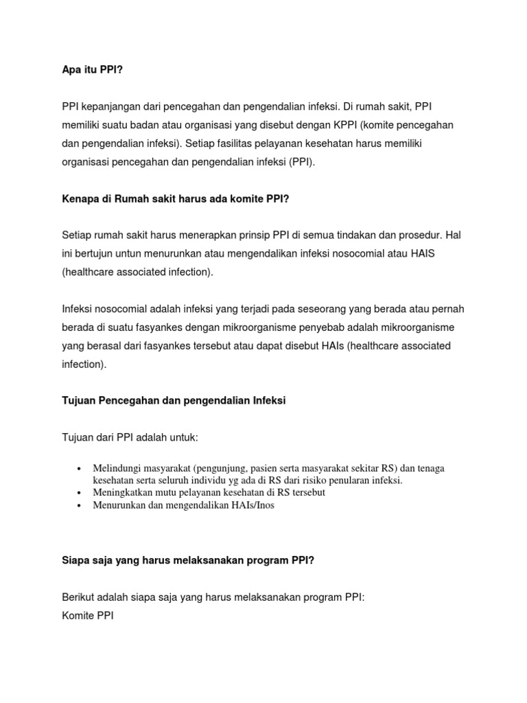 Ppi | PDF