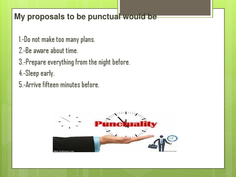 1.-Do Not Make Too Many Plans. 2.-Be Aware About Time. 3.-Prepare ...